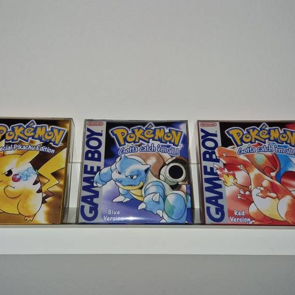 Pokemon Red Blue Yellow for Game Boy Nintendo - 7 Regions - HQ - Inner ...