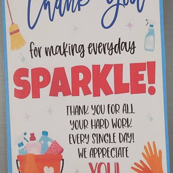 Printable/editable Housekeeping Appreciation Week Thank You Sign ...