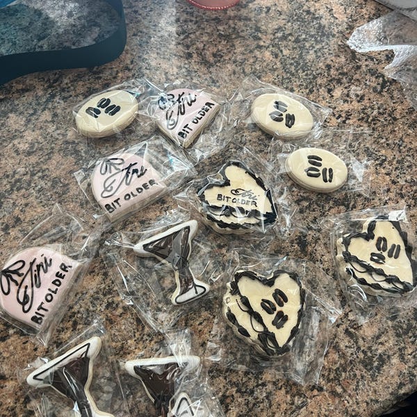 Tini Bit Older Espresso Martini Cookie Set - Etsy