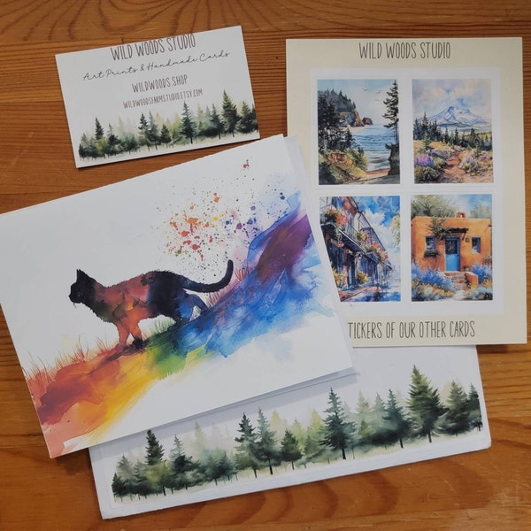 Rainbow Bridge Fluffy Cat, Pet Loss Sympathy, Comforting Note ...