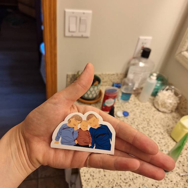 Personalized Stickers | Matte or Glossy | Minimal | Custom Drawing ...