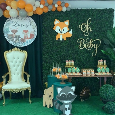 Fox Backdrop Prop Large Fox Themed Backdrop Woodland - Etsy