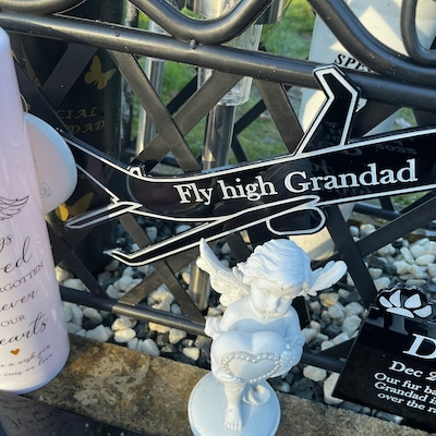 Football Headstone Temporary Headstone Grave Marker Memorial Plaque ...