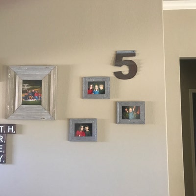 11 Inch Corrugated Barn Tin Numbers - Etsy