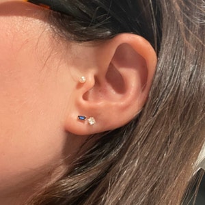 14K Solid Gold Cartilage Forward Helix Tragus Inner Conch - Etsy