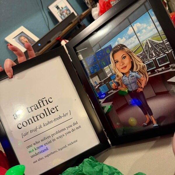 Backhoe Operator Gift Custom Caricature From Photo, Backhoe Loader Gift ...