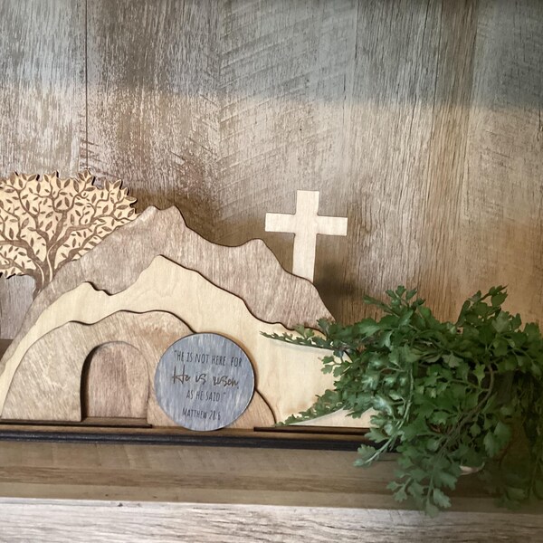 Hidden Jesus Wood Plaque, Minimalist Jesus Word Art, Laser Cut ...