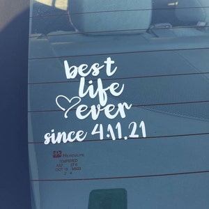 Best Life Ever Vinyl Decal | Etsy