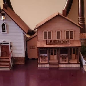 O Scale Miniature Gunsmoke Dodge City Marshal Office/jail Matt | Etsy