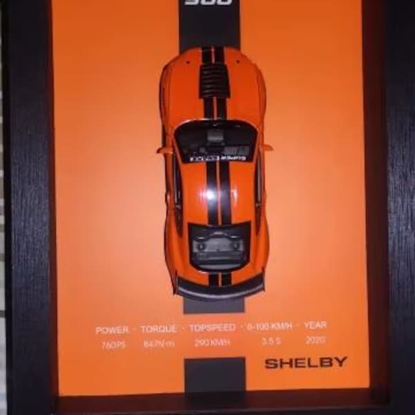 3D Sports Car Model Shadow Box Art: Home & Office Decor Set - Etsy