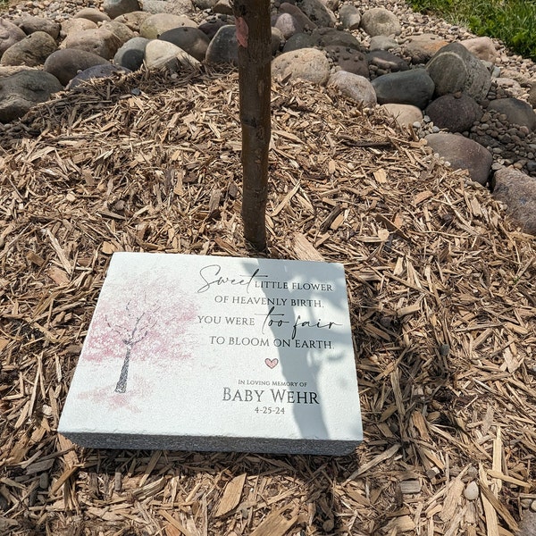 Multiple Miscarriage Memorial Stone Baby Loss Sympathy Gift ...