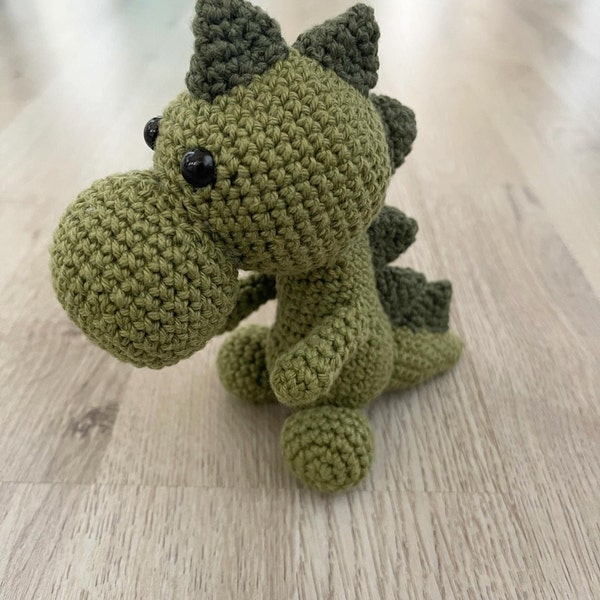 PATTERN: Spike the Stegosaurus - Crochet Dinosaur Pattern - Amigurumi ...