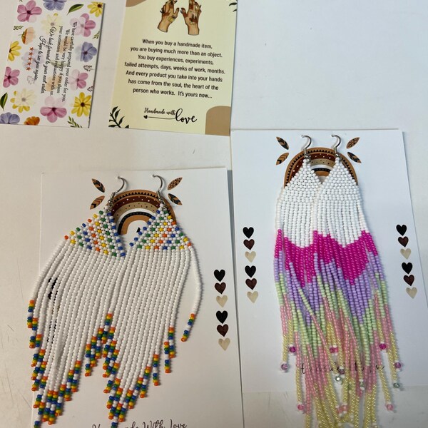 Parliament Blue Color Pastel Earrings/short Dangle Earrings/boho Beaded ...