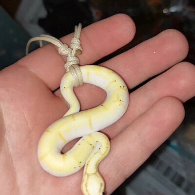 Customizable Ball Python Miniature / Figure / Sculpture / Necklace ...