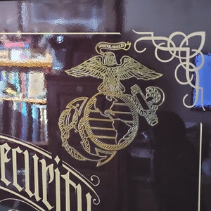 USMC Vinyl Sticker - Etsy