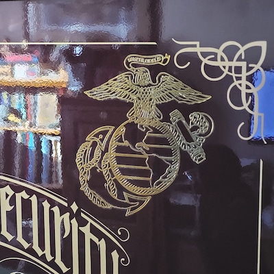 USMC Vinyl Sticker - Etsy
