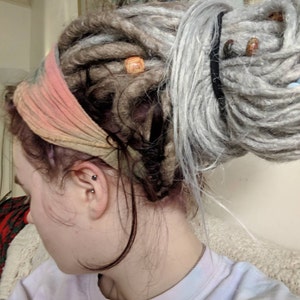 Dreadlock Elastics Thick Strong Dread Hair Bands Set of 5 Black Brown ...