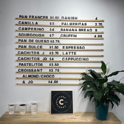 Hanging Menu Sign, Magnet Letter Board Cafe Wall Menu, Hanging Cafe ...