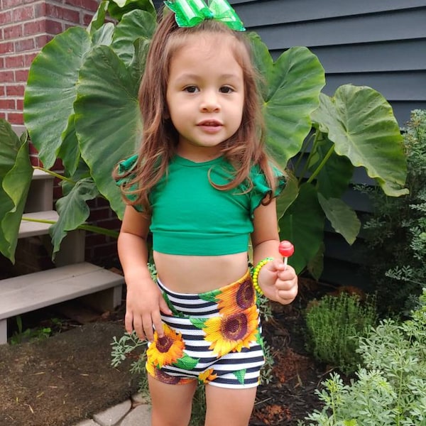 Solid Crop Top (toddler Crop Top, Baby Crop Top, Kids Crop Top, Girls ...