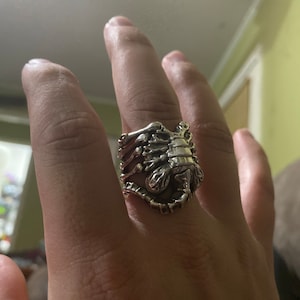 MR. Giger Inspired , Alien Facehugger Ring, Facehugger, Chestburster ...