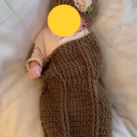 Baby Wolf Outfit, Newborn Wolf Diaper Cover Set, Baby Wolf Hat, Newborn ...