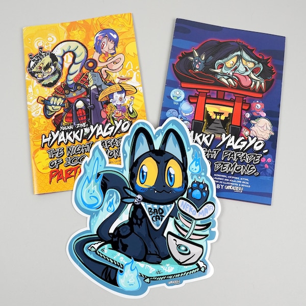 Aku-sera-sera Urban Legend Yokai Sticker - Etsy