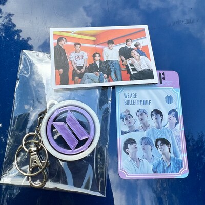 BTS Logo Spinning Keychain 3d Print - Etsy