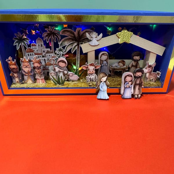 Nativity Scene Clipart~ Nativity Scene PNG ~ Jesus Birth ~ Sable ...