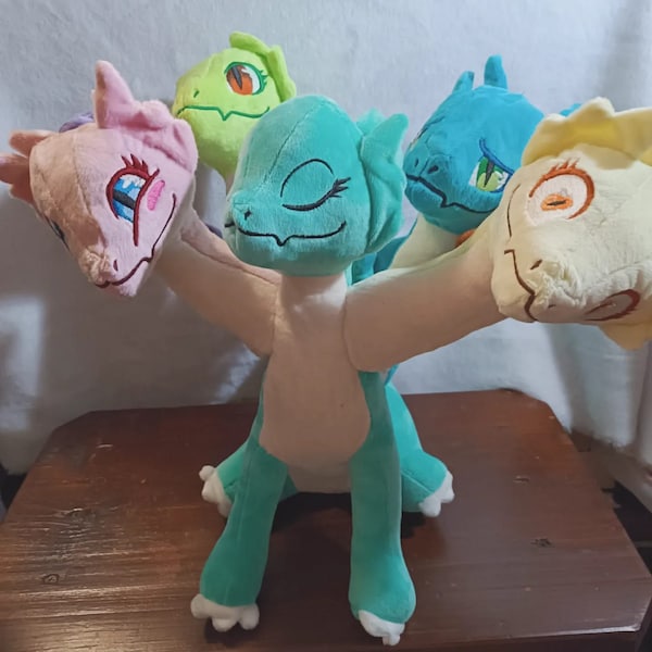 Hydra and Dragon Plush Sewing Pattern .pdf Tutorial Monster Creature ...