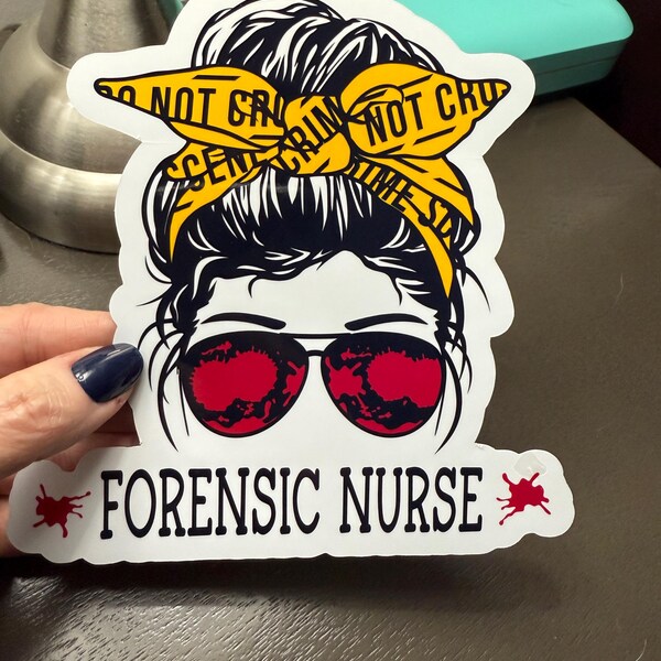 Crime Scene Fingerprint Magnifying Glass Glittery Stickers Forensics ...