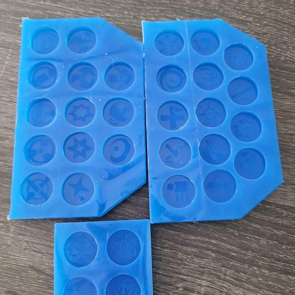 DIGITAL STL File - Honkai: Star Rail Path Pin Token Mold - 3D Printing ...