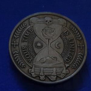 Dum Spiro Spero Coin EDC Reminder Coins Hope Challenge - Etsy