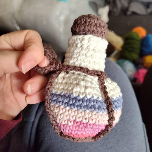 Crochet Pattern: Potion Bottle Dice Bag | Belt Pouch | Dnd, LARP ...