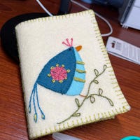 Little Bird Needle Book PDF Pattern for Hand Embroidery on Wool Felt ...