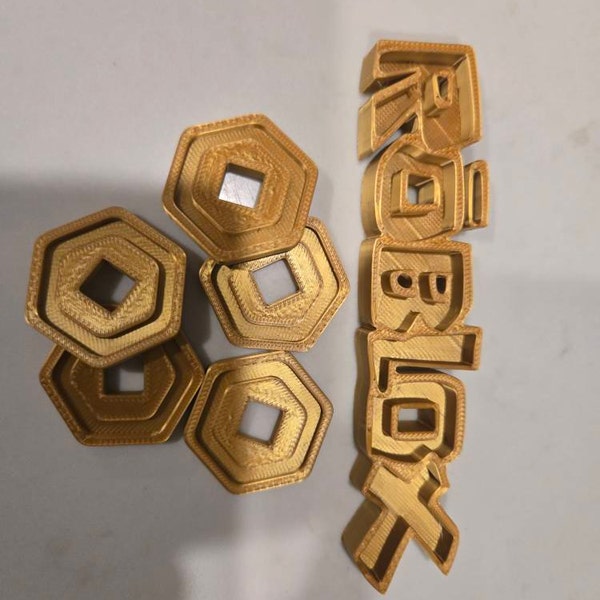 Roblox Robux Gold Coins - Pretend Play Set for Kids, Children’s ...