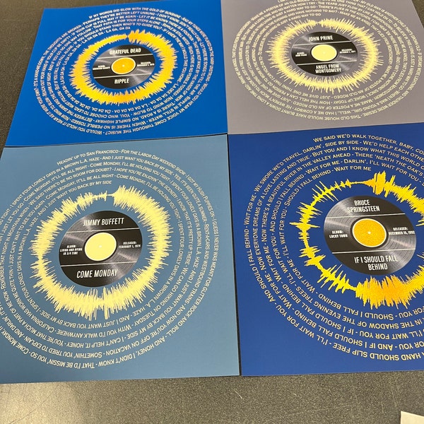 Soundwave Art Print, Custom Song Wave Print, Song Sound Wave Art, Sound ...