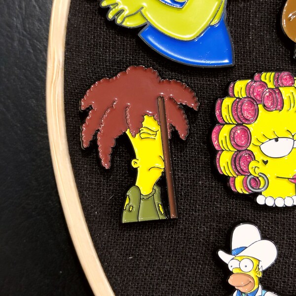 Sideshow Bob Rake Enamel Pin - Etsy