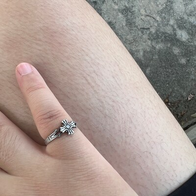 Sterling Silver Cross Pendant, Jesus Christ Crucifix, Christian Cross ...