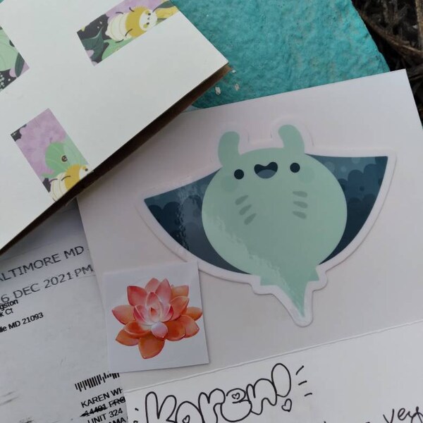 Manta Ray Vinyl Sticker | Manta Vinyl Sticker | Ray Vinyl Sticker ...