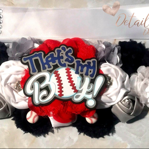 That's My Boy BASEBALL Title Sport Play Boy Paper Piecing Scrapbook ...