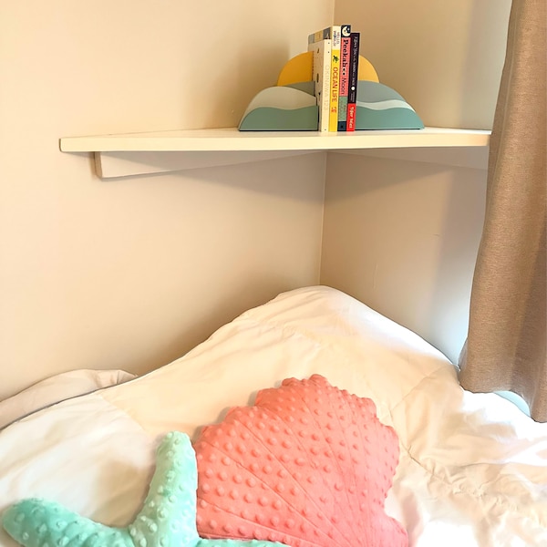 Blue Whale and Waves Bookends, Children’s Under the Sea Decor, Coastal ...