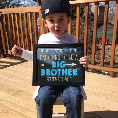 I'm Going to Be A Big Brother or Sister Baby Announcement - Etsy