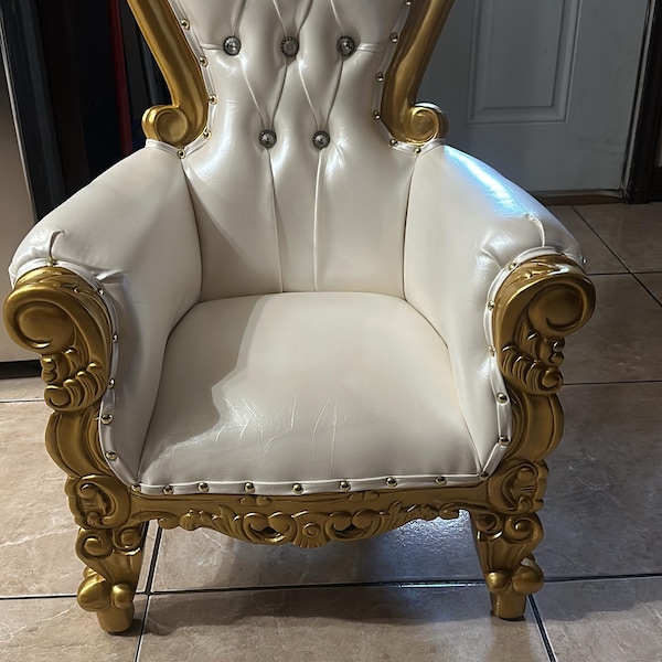 Handcrafted Santa Claus Accented Holiday Style Party Throne Chair - Etsy