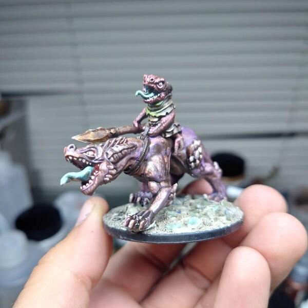 Kobolds on Riding Lizard Mounts 28mm or 32mm D&D 3D Resin Printed ...