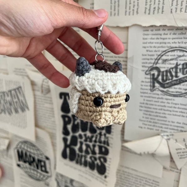 Appa Keychain Crochet PDF Pattern - Etsy