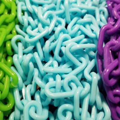 10 Feet High Quality 3mm Plastic Chain for Craft, DIY Bird Toys, Sugar ...