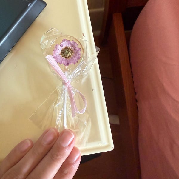 Edible Flower Lollipops, Floral Baby Shower Wedding Favors - Etsy