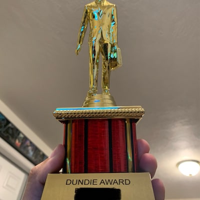 BUSHIEST BEAVER Dundie Award Trophy the Office TV Show Michael Scott ...