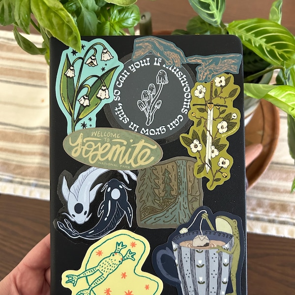 Outdoorsy Sticker Pack | Weatherproof Travel/nomad/granola Stickers ...