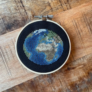 Planet Earth 3 Views Cross Stitch Patterns PDF Instant Download ...